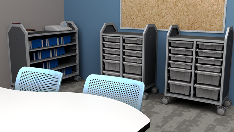 Collaborative Classroom with Mobile Wave Tables | School Outfitters