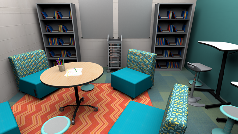 Flexible Study & Resource Room | School Outfitters